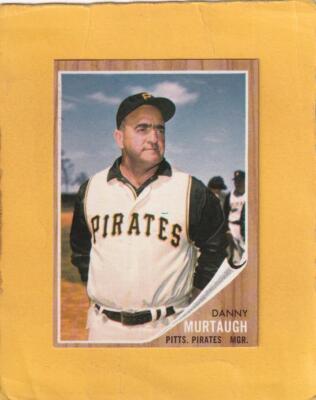 1962 Topps #503 Danny Murtaugh Pittsburgh Pirates EX+ Excellent+ MG ...