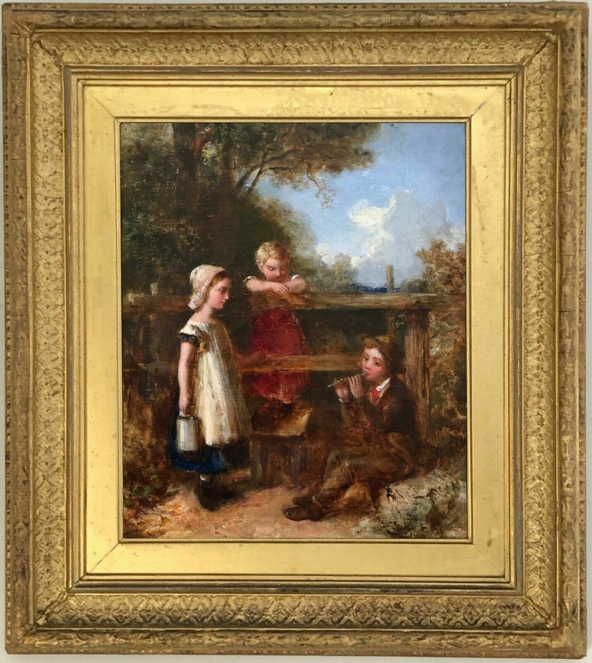 "Gently Playing The Flute" Thomas Lawrence PRA (1769-1830) Sign Oil On ...