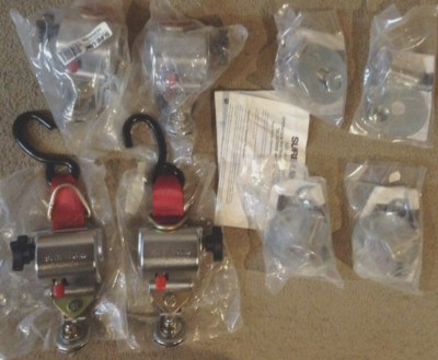SURE-LOK WHEELCHAIR ANCHOR RESTRAINT TIE DOWN KIT FITTINGS RETRACTORS ...