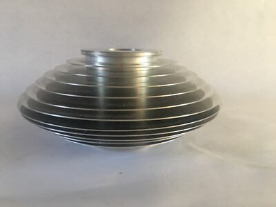 Avedis Baghsarian Saturn Satellite Vase Anodized Aluminum Disks ...