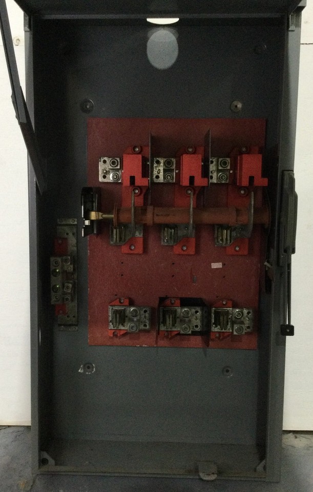 Square D H365NR -Safety switch, Fusible, 400A, 4 wire, 3 pole, 600v ...