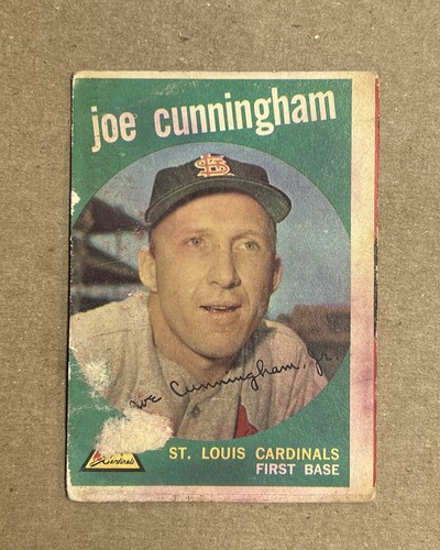 1959 Topps Baseball Joe Cunningham St. Louis Cardinals Card #285 | eBay