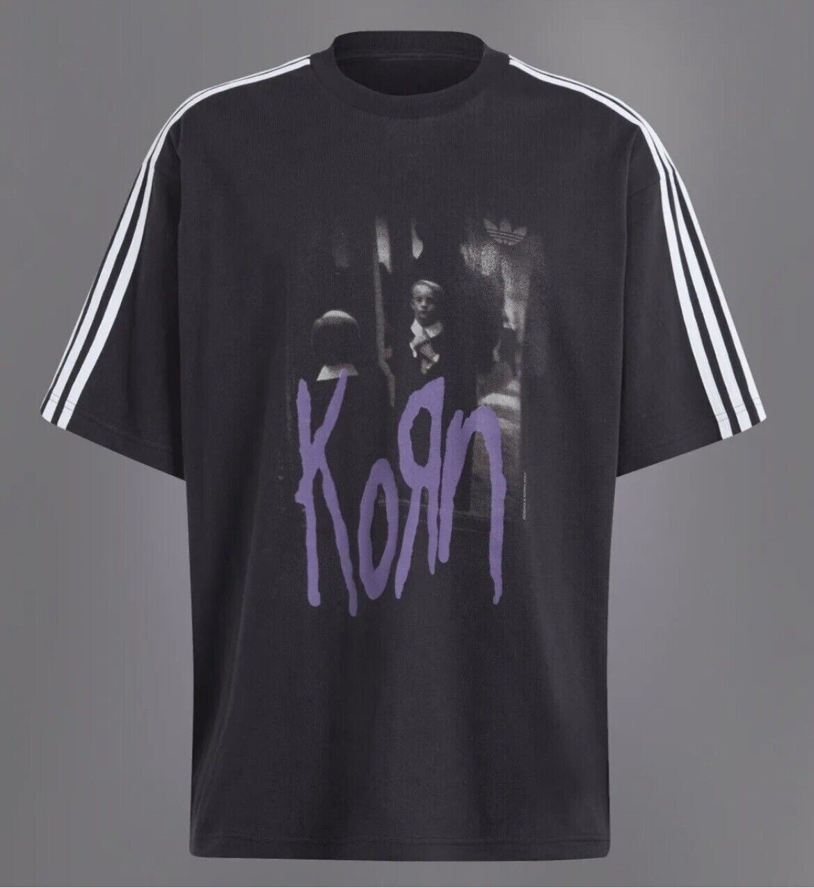 [IN9099] Korn x adidas 30th anniversary Graphic Tee Carbon Size M