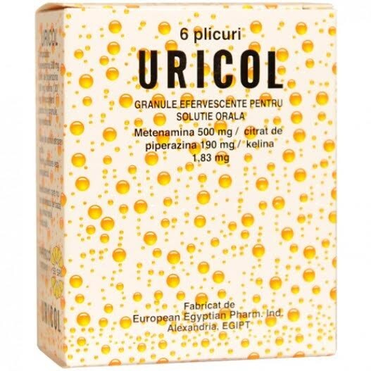 Uricol Effervescent Granules Urinary Antiseptic, For Urinary Lithiasis ...