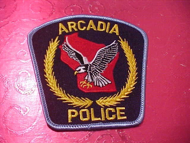 ARCADIA WISCONSIN POLICE PATCH SHOULDER SIZE UNUSED | eBay