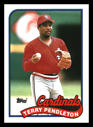 1989 Topps Terry Pendleton #375 St. Louis Cardinals | eBay