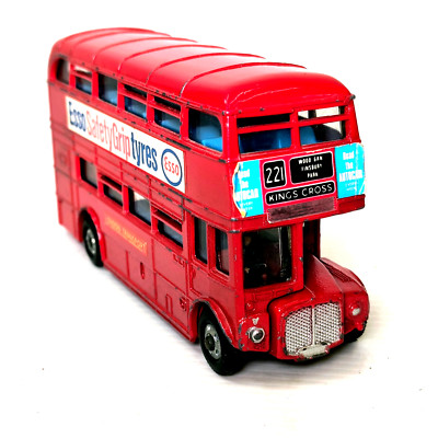 Dinky Toys Routemaster Red London Kings Cross Bus 'Esso' 289 | eBay UK