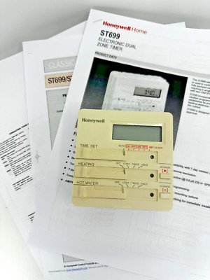 HONEYWELL ST699 Twin Channel 1 Day Programmer ST699B1002 - 2 On/Off ...