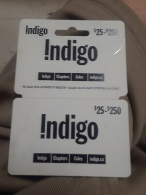 $25 gift card Chapter Indigo Coles Canada Active | eBay
