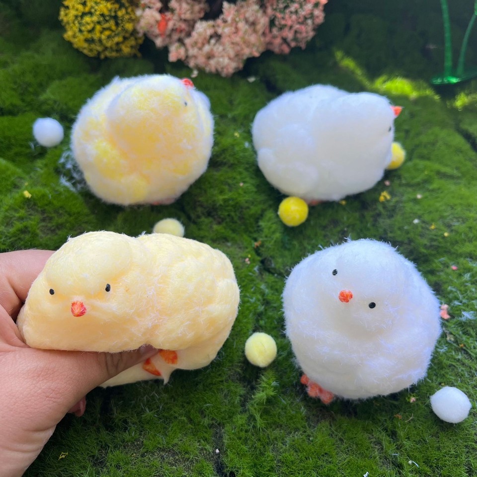 Handmade Taba Squishy Chick Ultra Soft Squishy Fidget Toys Silicone ...