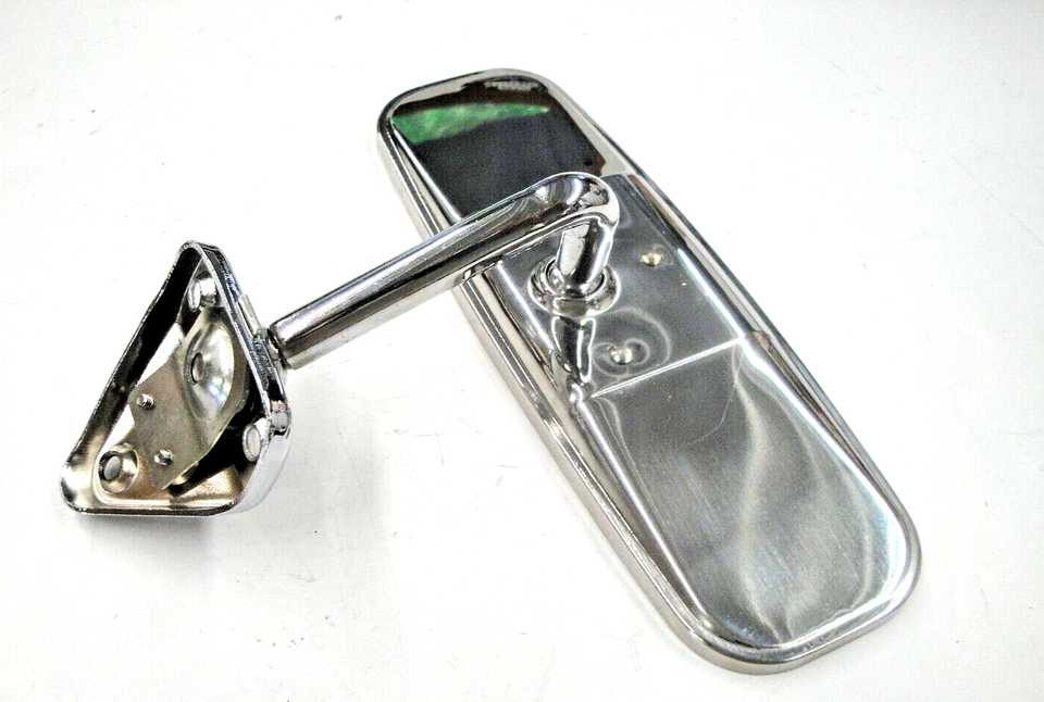 1956 56 FORD TRUCK F100 F250 CHROME INSIDE REAR VIEW MIRROR NEW | eBay
