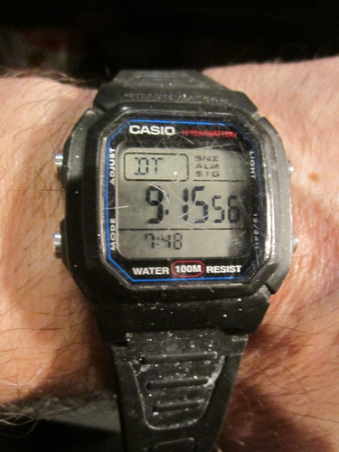 MEN'S CASIO WATCH ILLUMINATOR 3240 FITS UP TO 9" WRIST BBA-23D | eBay