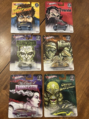 Hot Wheels 2012 (6) Universal Studios Monsters Complete Set | eBay