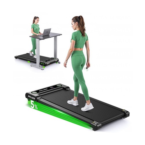 FUNRAY Walking Pad with Incline, Under Desk Treadmill with 2 Control ...