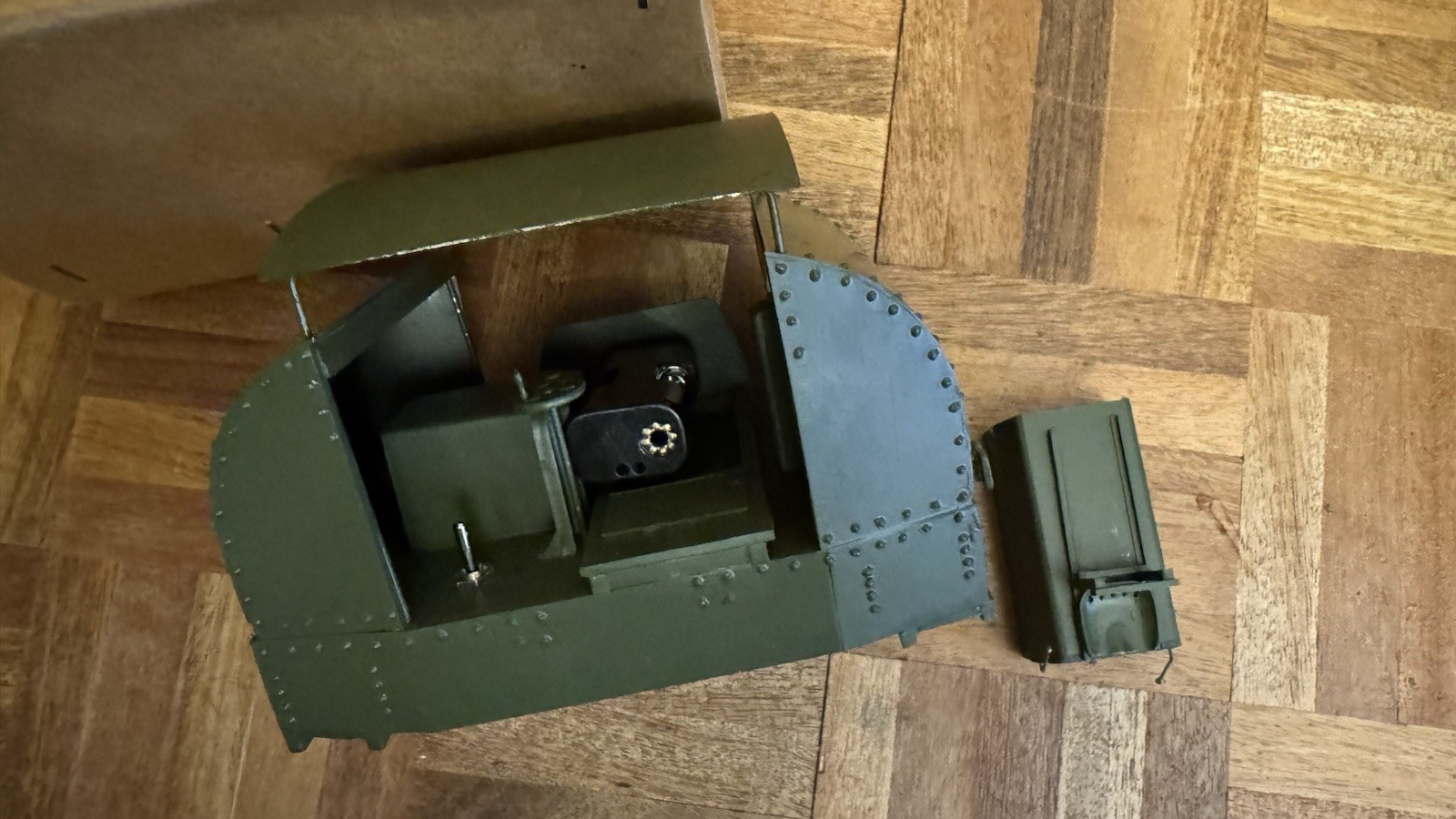 Armoured Simplex Tractor 16mm SM32 WDLR Mary Ann FR garden railway ...