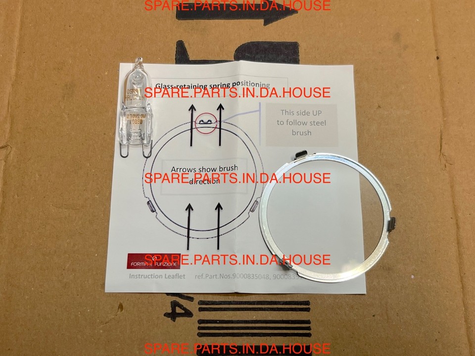 Bosch Rangehood Halogen Lamp Light Bulb Globe + Glass Cover DWB06W650 ...