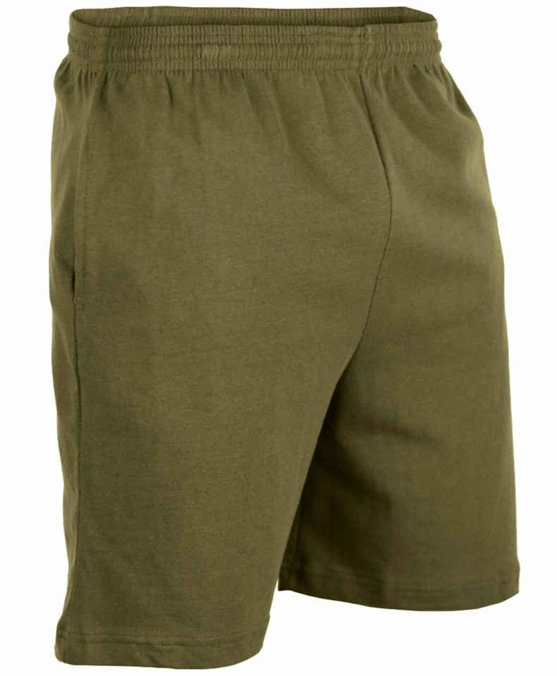 Mato & Hash Mens Heavyweight 100% Cotton Gym Shorts With Pockets | eBay
