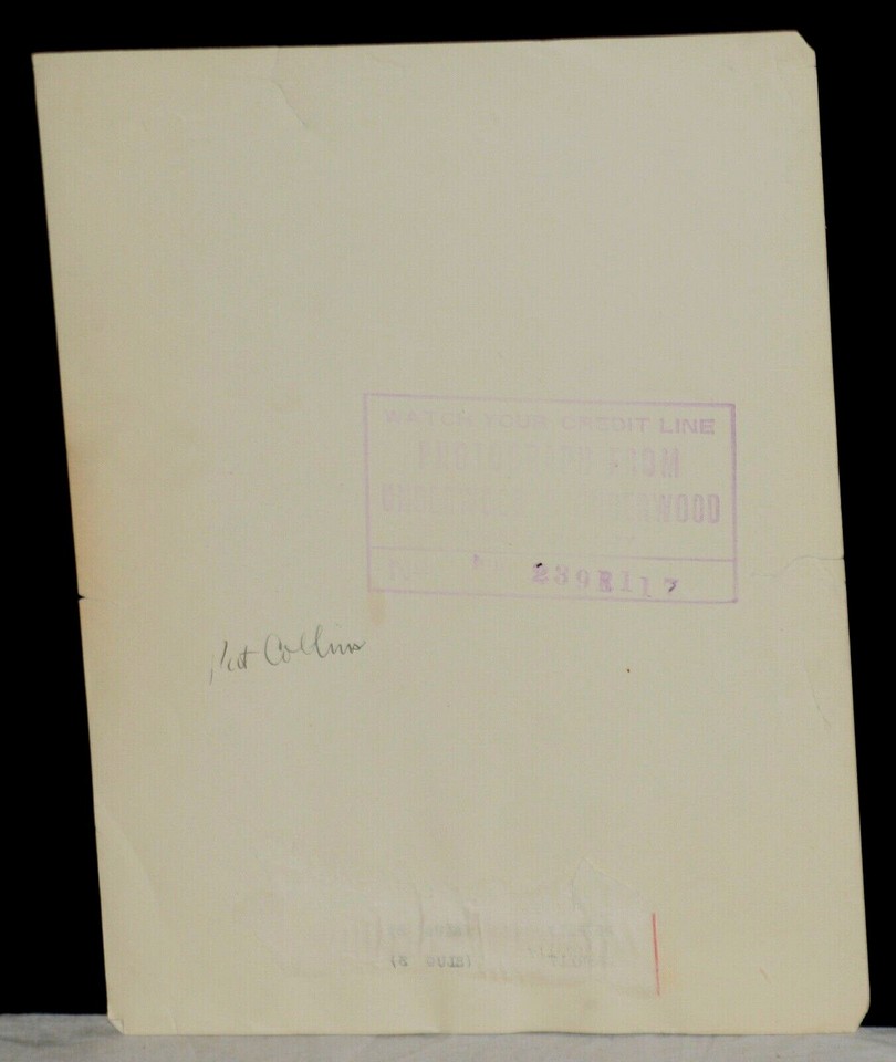 1919-24, Pat Collins, St. Louis Browns Catcher, Orig Underwood ...