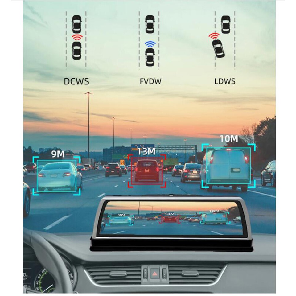 4G ADAS DVR camera Android GPS Navigation FHD 1080P car Central control ...