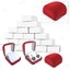 12pc Red Earring Gift Boxes for Earring Velvet Jewelry Gift Box for ...