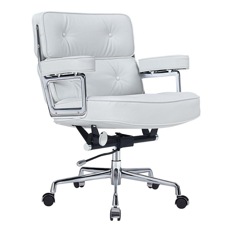 Computer Gaming Office Chair Lounge Chair and Ottoman Leather Task Desk ...