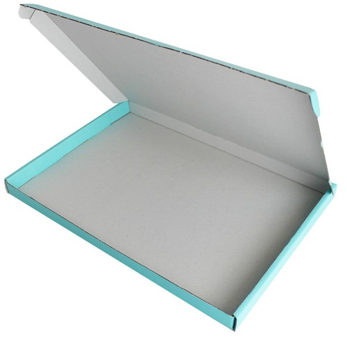 SATIN LIGHT BLUE MINI A6 A5 A4 PIP BOXES LARGE LETTER SHIPPING BABY ...