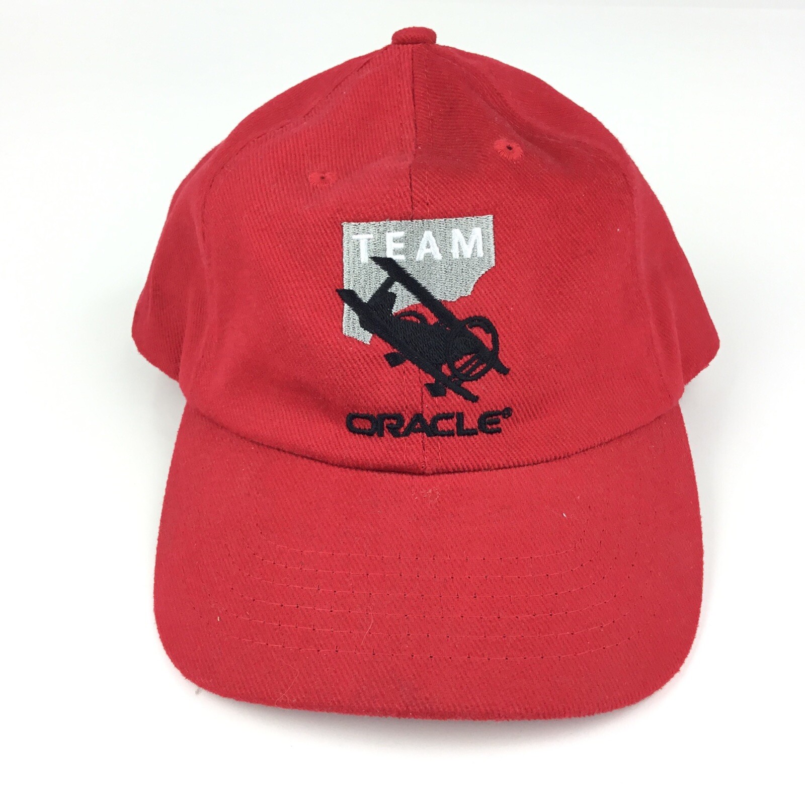 2008 Team Oracle (Airshow) Red Baseball Cap Hat Ad. M… - Gem