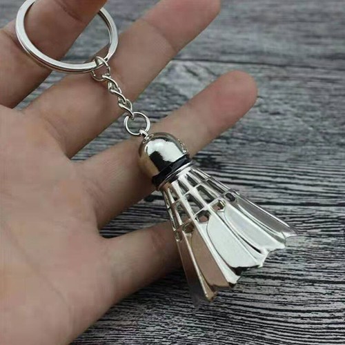 Creative 3D Simulation Mini Badminton Keychain Gymnasium Sports Club ...