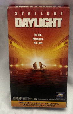 Daylight (VHS, 1997) Sylvester Stallone Suspense Great Movie ...