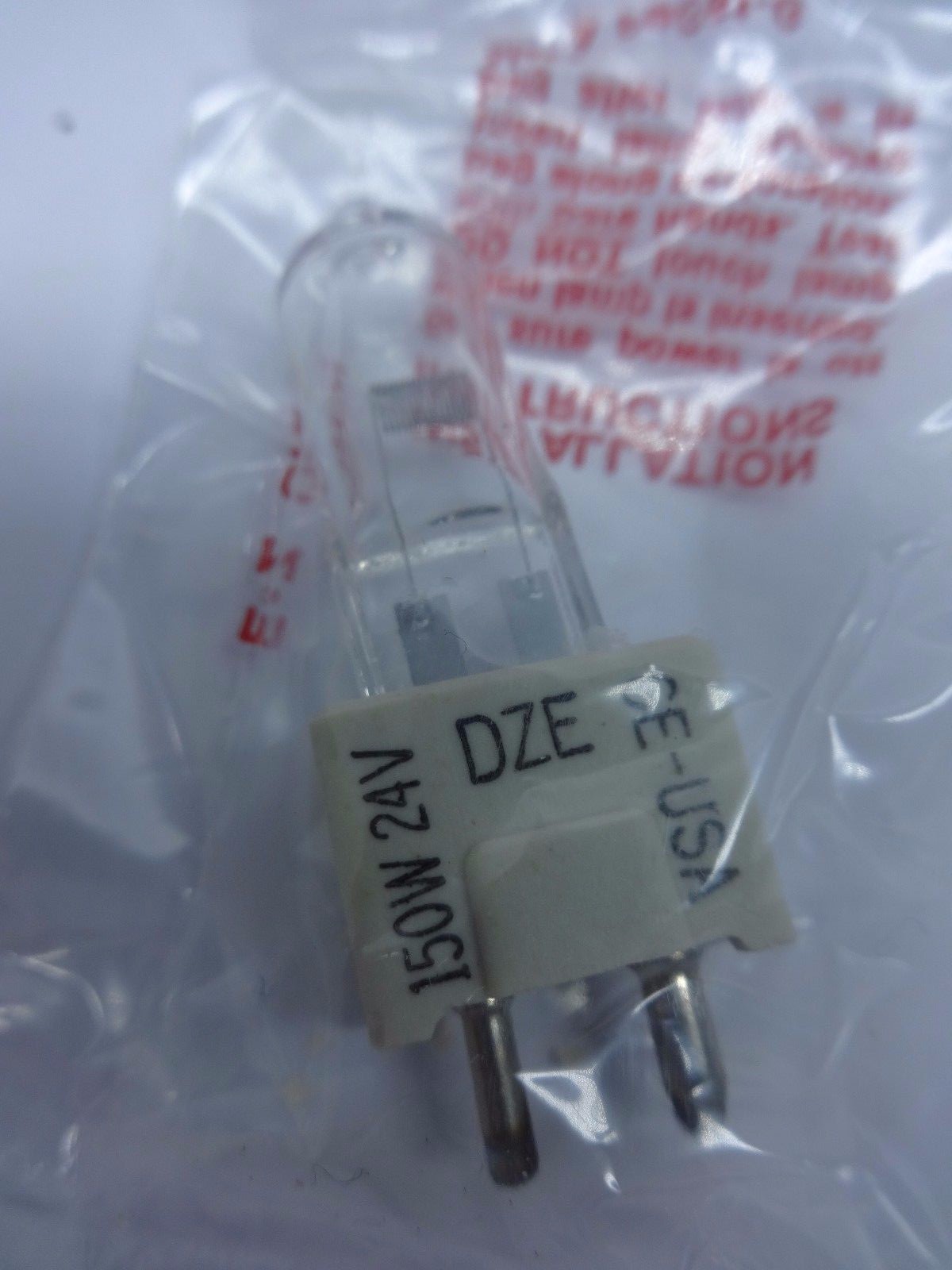 GE Quartzline Projection Lamp Bulb DZE-FDS 24V 150W | eBay