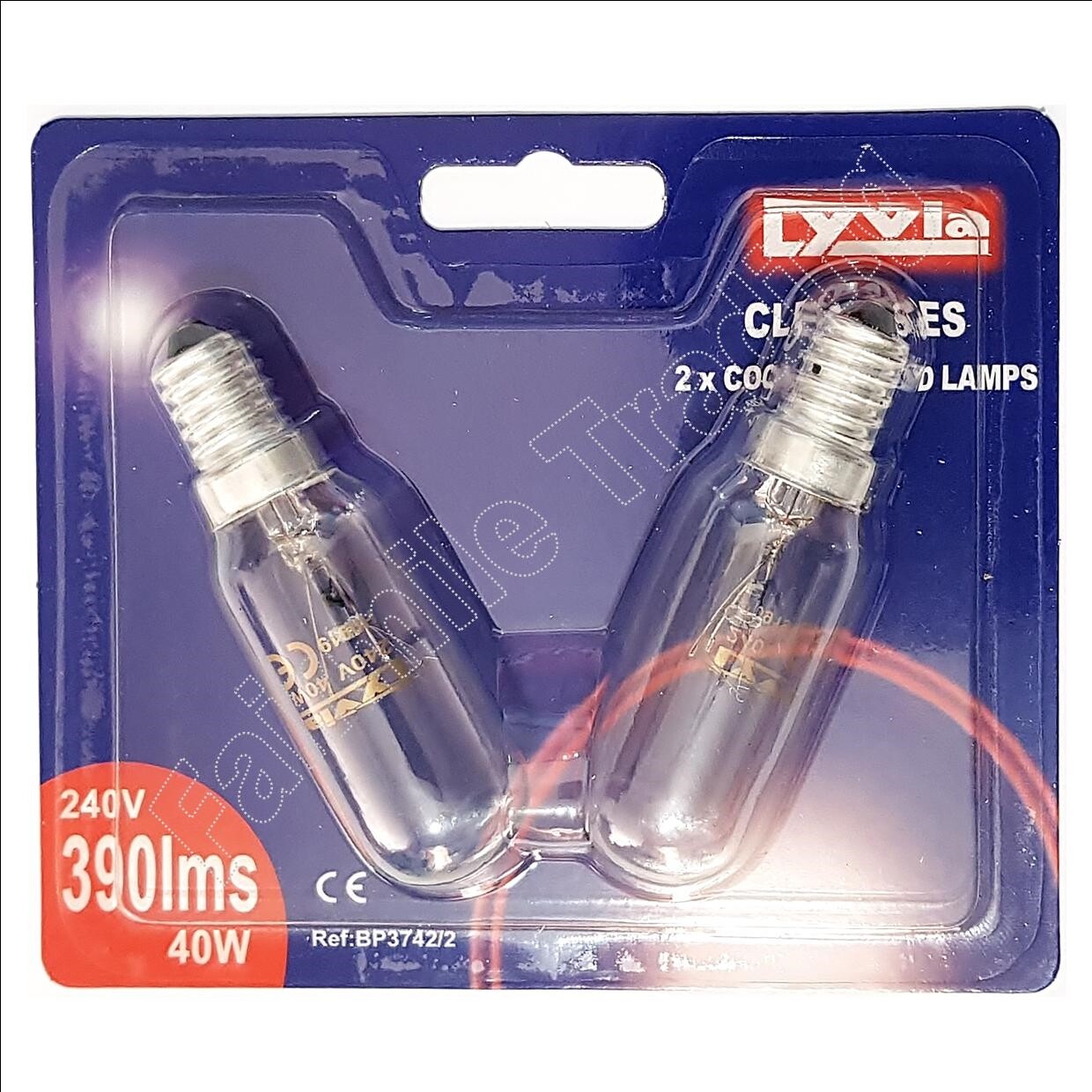 10 X Lyvia 40W Cooker Hood Appliance Light Bulb 240v SES E14 Lamp ...