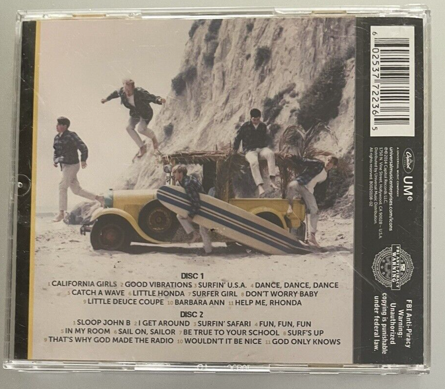 The Beach Boys, "Icon 2", 2 Rock CD's, Capitol/Universal (2014) | eBay