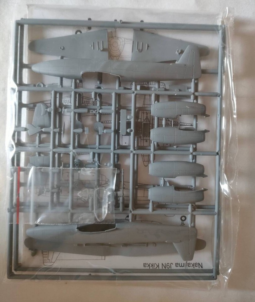 1/72 Nakajima Nakajima J9N Tachibana Kikka Night Fighter Night Battle ...