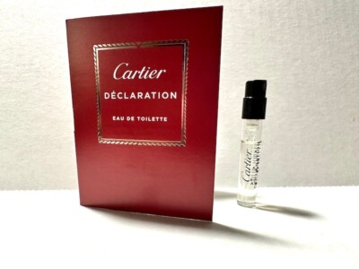 NEW Cartier DECLARATION 0.05 fl oz Eau de Toilette Vial Spray Carded ...
