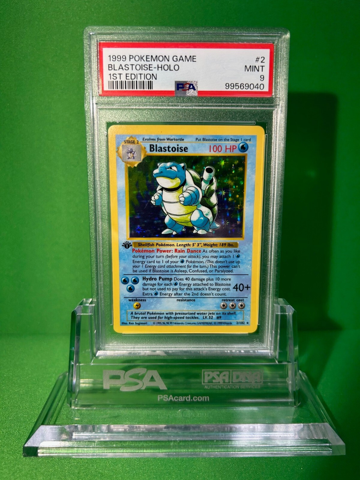 Blastoise 1999 Pokemon Game #2 1st Edition Holo Price Guide - Sports ...