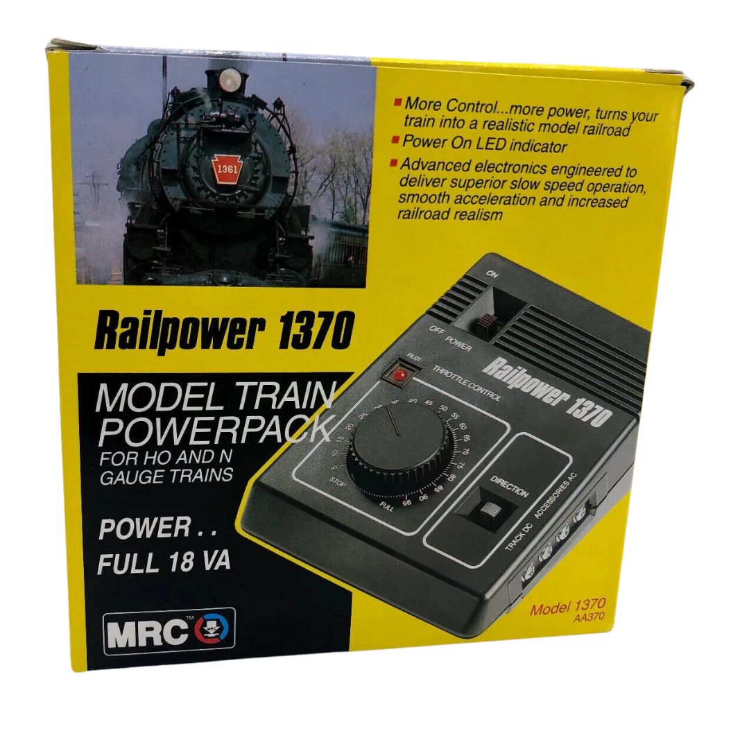 Railpower 1370 Model Train PowerPack -MRC #AA370 HO/N Scale 19571203703 ...