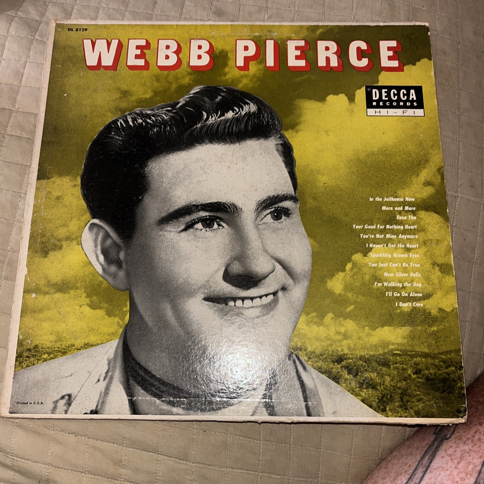 WEBB PIERCE: webb pierce DECCA 12" LP 33 RPM | eBay