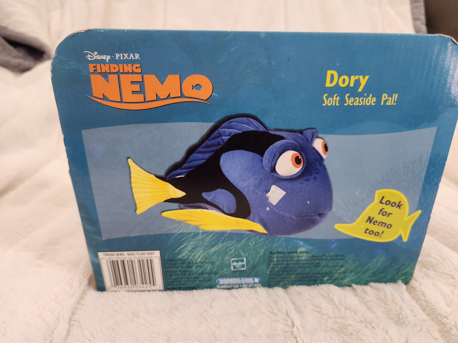 Disney Pixar Finding Nemo Dory Soft Seaside PAL 10 Plush Hasbro 2002 ...