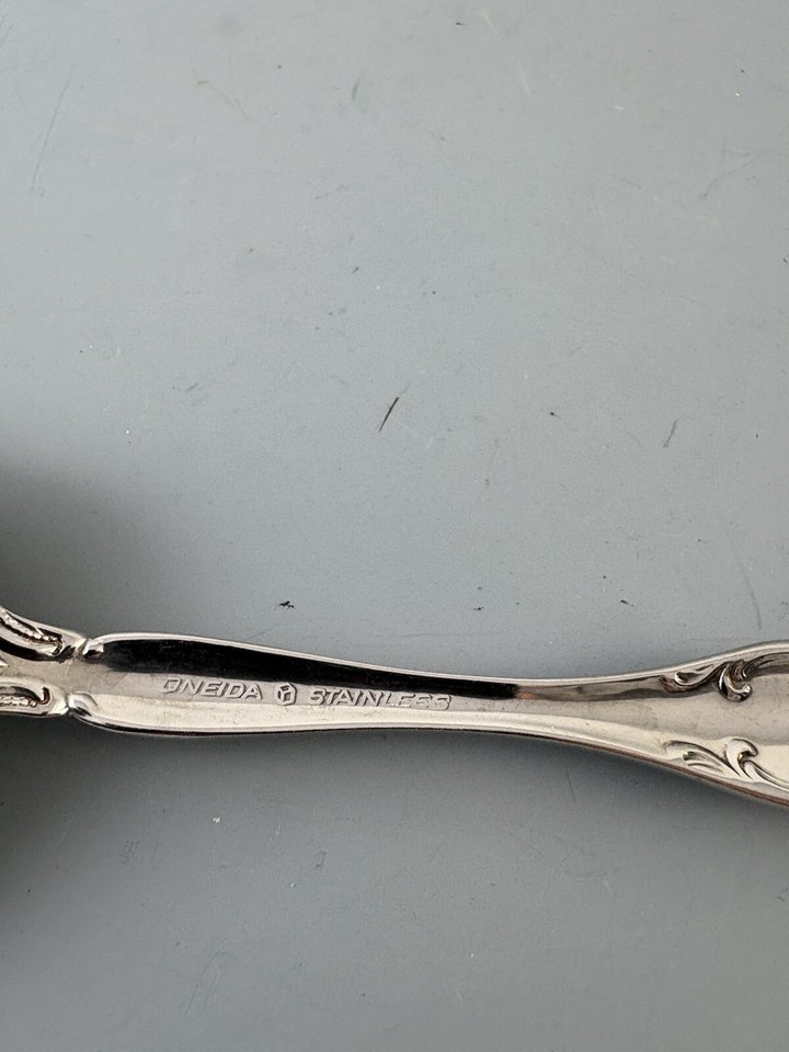 Oneida Heirloom MICHELANGELO Stainless Silverware CUBE Flatware Glossy ...