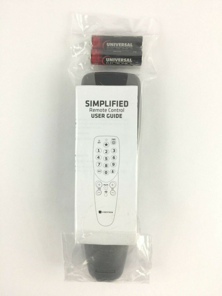 Videotron Remote Universal DTA Programmable Works with Xfinity Comcast ...