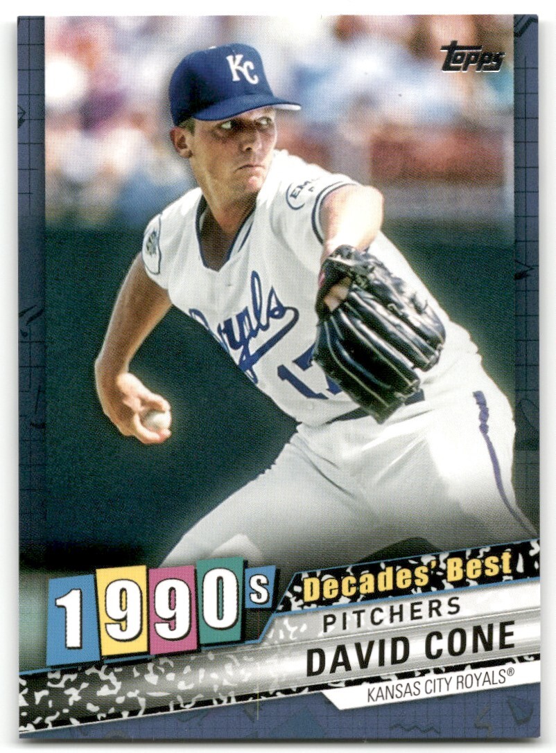 2020 Topps Update Decades' Best David Cone #DB-47 Kansas City Royals | eBay