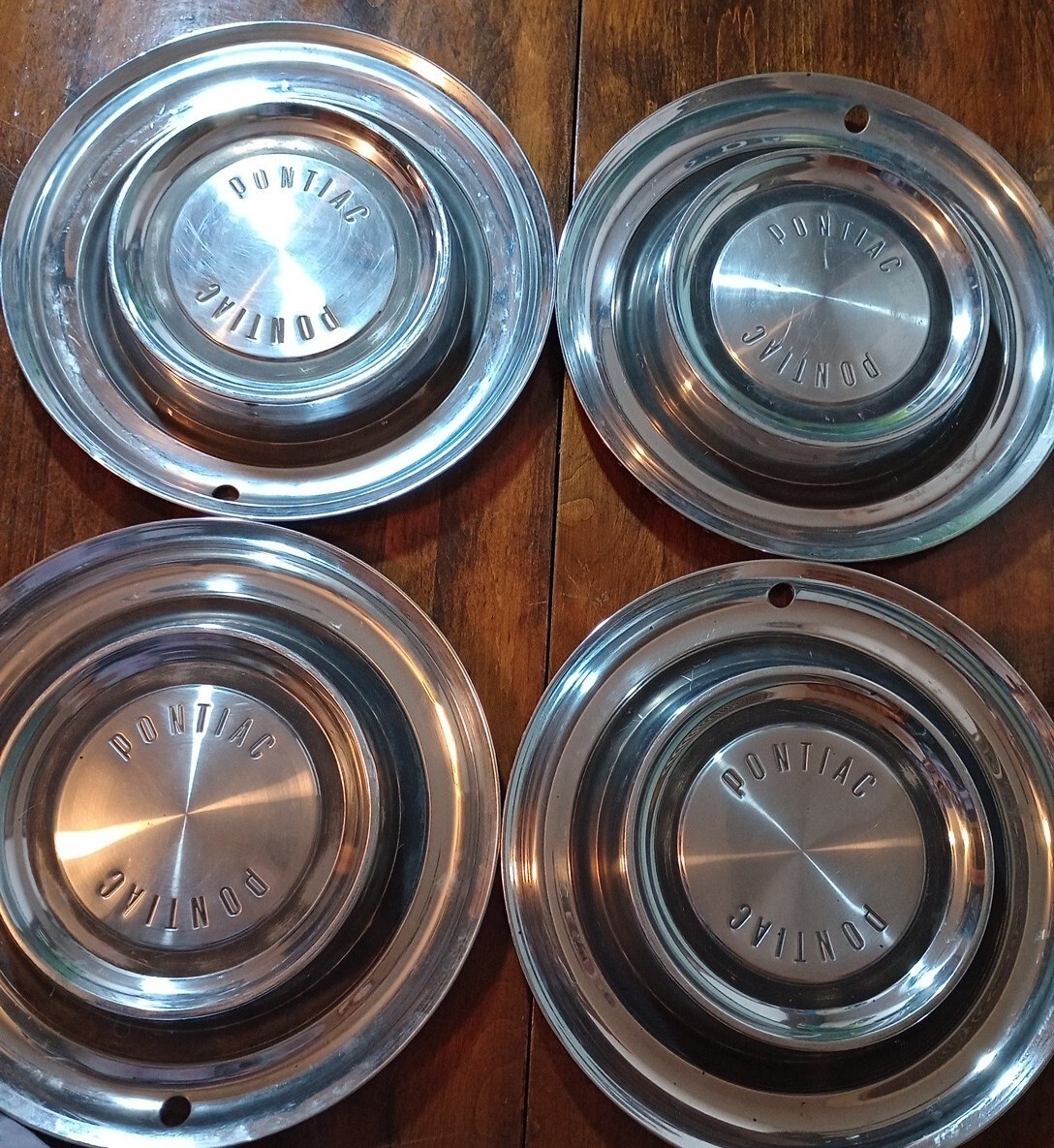 4 1958 Pontiac Star Chief Catalina Bonneville 14” Hubcaps Wheel Covers ...
