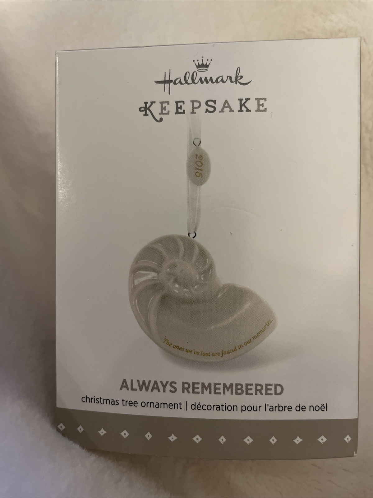 2015 Hallmark Keepsake ALWAYS REMEMBERED Christmas Ornament IN MEMORY ...