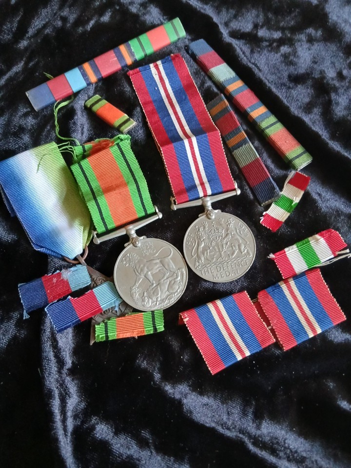 WW2 CAMPAIGN MEDALS 1939 STAR, DEFENCE ATLANTIC STAR plus Bars ...