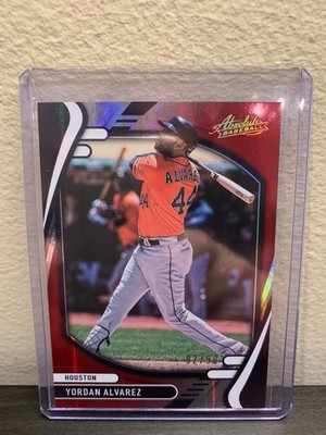 2022 Panini Absolute Spectrum Red /99 Yordan Alvarez #23 Houston Astros ...