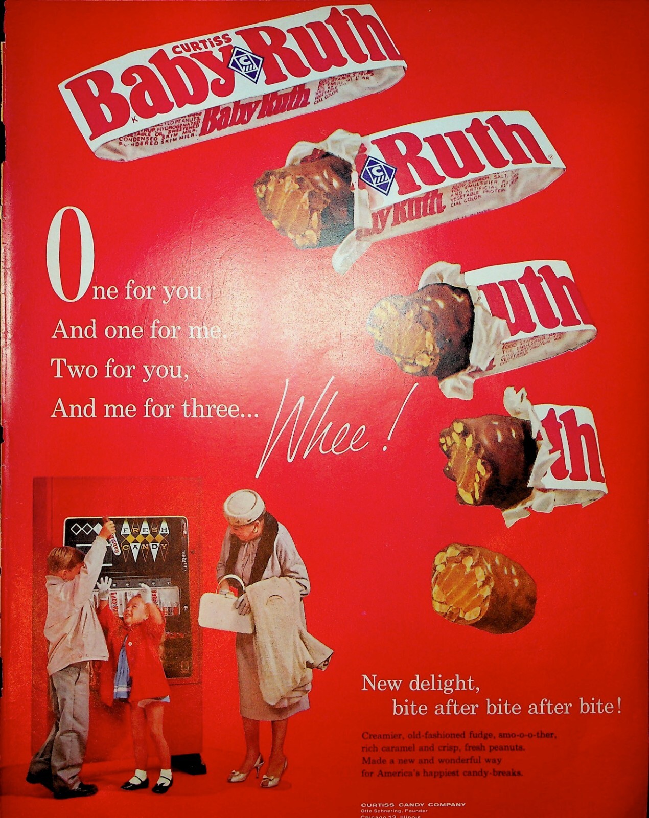Original Baby Ruth Ad: Whee; Woman and Two Boys | eBay