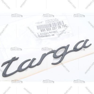 Genuine Porsche 911 Carrera "targa" Emblem Logo 996 Rally black ...