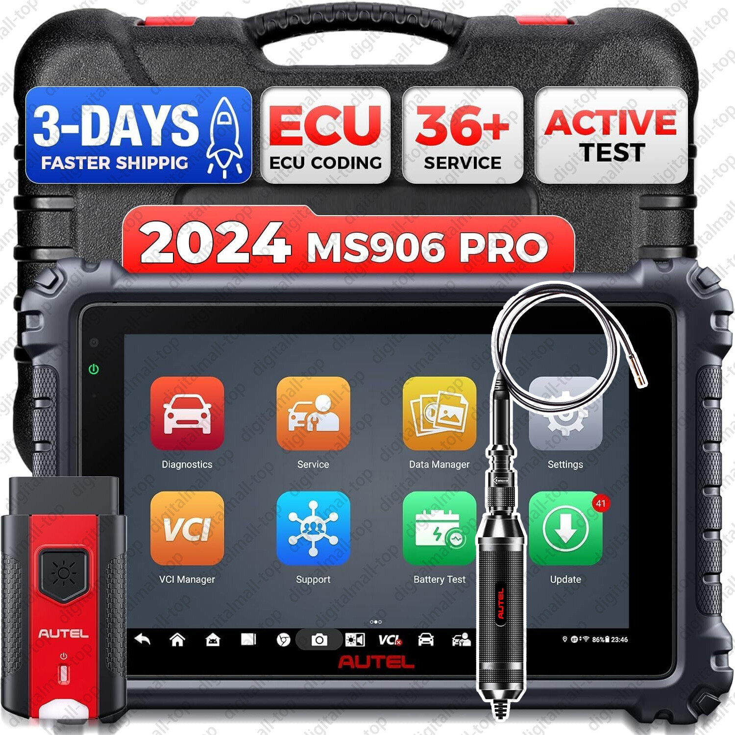 Autel MaxiSys MS906 PRO 2025 Scanner Android 10 Auto Scan 2.0 Advanced ...