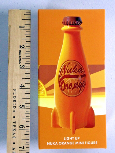 Fallout Nuka Cola Orange Mini Figure Light Up Glowing Rocket Bottle ...