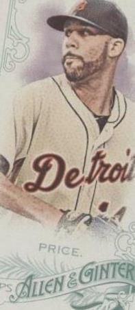 2015 Topps Allen & Ginter's - David Price #318 Mini Allen & Ginter Back ...